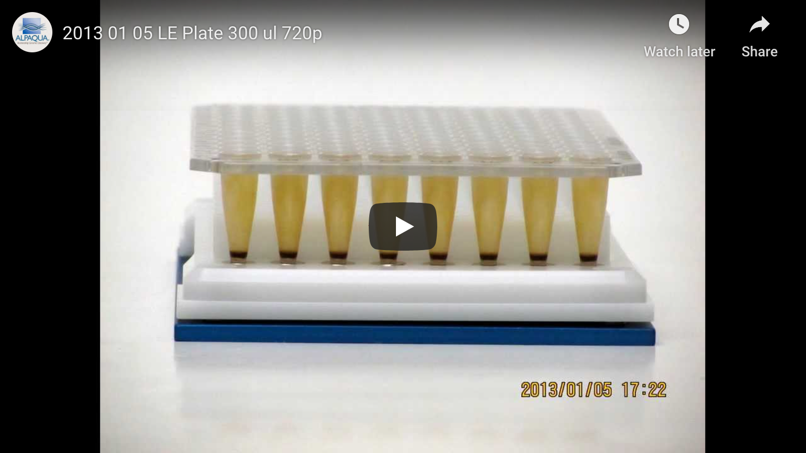 LE Plate 300 µl - Alpaqua